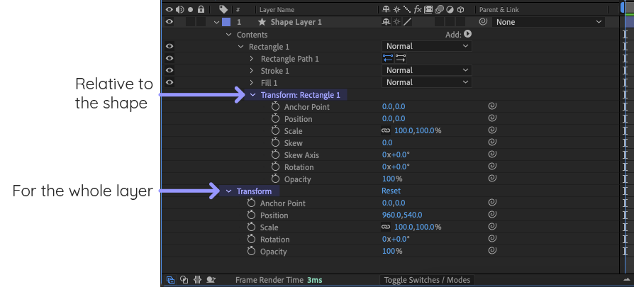 AE Fundamentals: Shape Layers